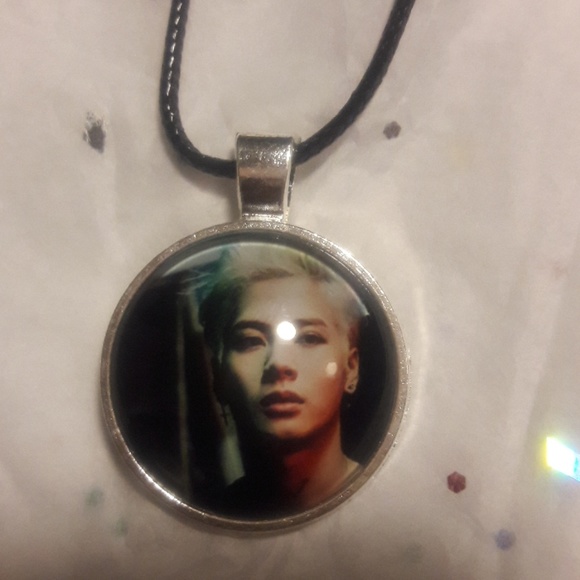 Jewelry | Got7 Kpop Jackson Jia Er Silver Necklace | Poshmark